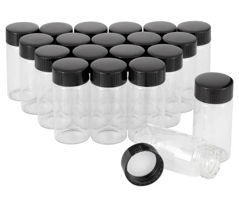 Buy Pxyelec20ml 23 Oz Clear Glass Sample Vials Mini Empty Liquid