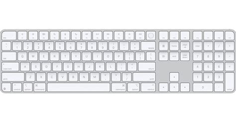 Apple Magic Keyboard With Touch Id And Numeric Keypad Mxk73lla