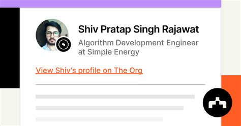 Shiv Pratap Singh Rajawat Algorithm Development Engineer At Simple
