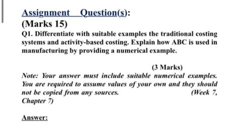 solved assignment question s marks 15 q1 differentiate