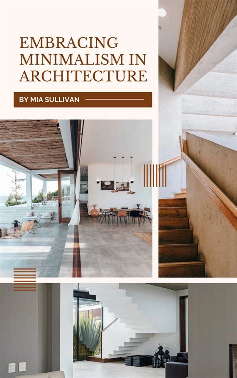 Beige And Brown Minimalist Aesthetic Architecture Book Cover Venngage