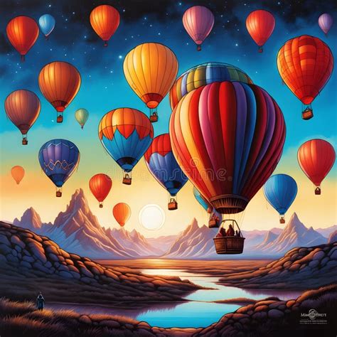 Aigeneratet De Globos De Colores Stock De Ilustración Ilustración De