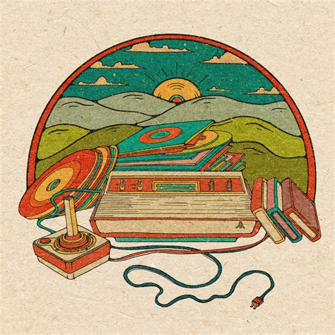 Records And Atari By Lee Ferris On Dribbble