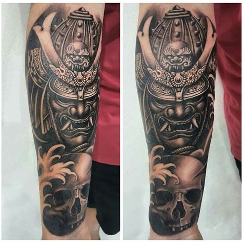 Samurai Tattoo Tatuagem Fechamento De Braço Tatuagem Tatuagem Japonesa