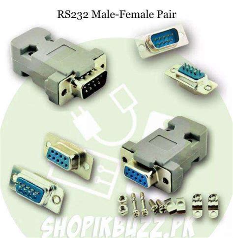 RS232 Serial Port Connectors Male Female With Socket Shell Shopikbuzz