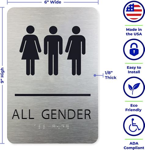 All Gender Restroom Symbols All Gender Restroom Signs Gender Neutral