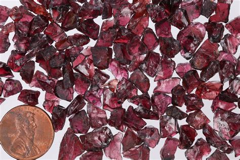 Rough Garnet Pieces Raw Garnet Genuine Uncut Garnet Crystal Etsy
