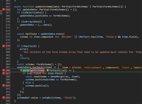 Schema Updateschema Issue Vbenjs Vue Vben Admin Github