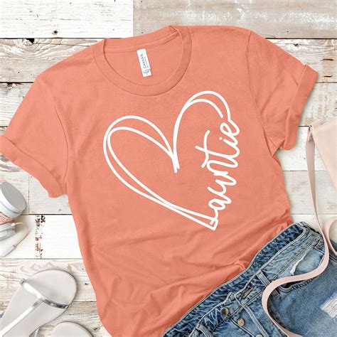 Auntie Heart Line Cut File Heart Svg Instant Download Etsy