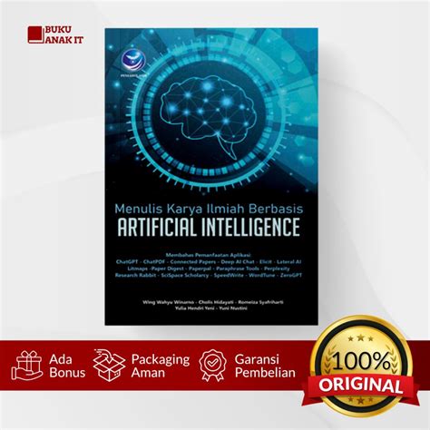 Jual BUKU MENULIS KARYA ILMIAH BERBASIS ARTIFICIAL INTELLIGENCE CHATGPT