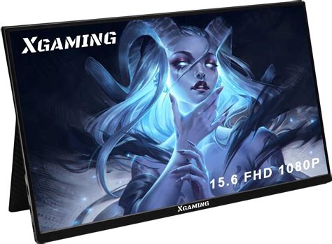 XGaming Portable Monitor, 15.6" 1080P FHD laptop Monitor, with Mini ...