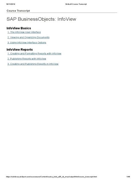 11sap Bo Infoview Pdf Pdf World Wide Web Internet And Web