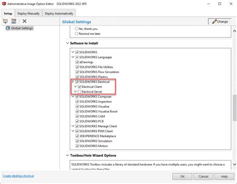 SOLIDWORKS Admin Image Creation And Deployment