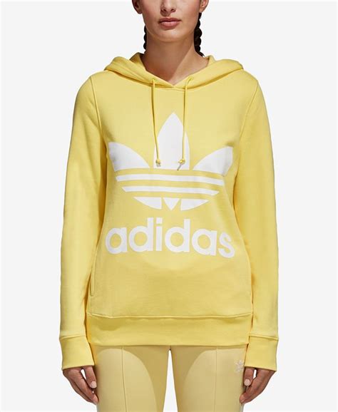 Adidas Adicolor Cotton Trefoil Hoodie Macys