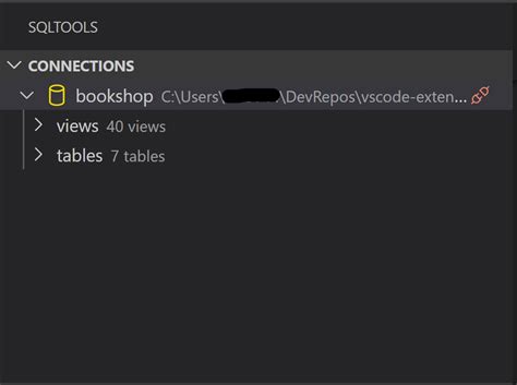 Execute SelectConnection Command From Another Extension Issue 537 Mtxr Vscode Sqltools