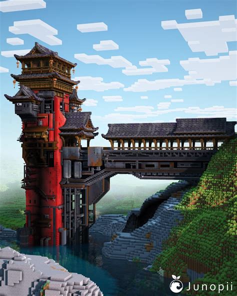 Get More From Junopii On Patreon Minecraft Japanese House Minecraft
