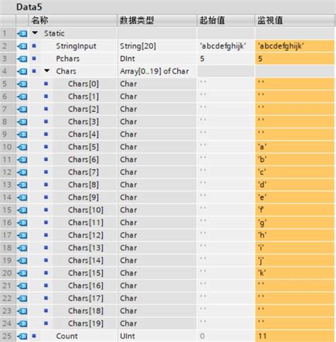 s7 1200 字符串指令的使用 学自动化