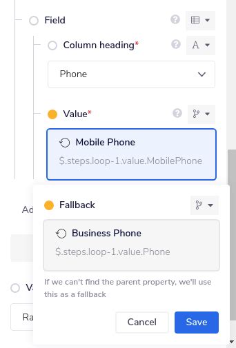 Fallback Values Tray Documentation Fallback Values Tray Documentation