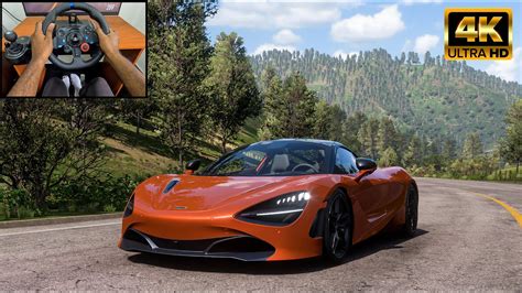 1050HP McLaren 720s Forza Horizon 5 Logitech G29 Gameplay YouTube
