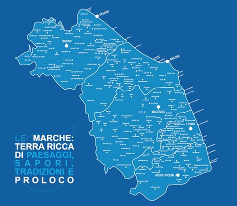 Cartina Comuni Marche