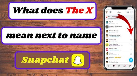 What Does The X Mean On Snapchat Next To Name What Does The X On