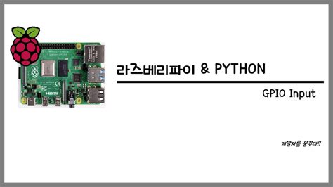라즈베리파이raspberrypi에서 파이썬python을 이용해 스위치 Input 신호 처리 및 Led 제어 파이썬 프로그램 공유 Youtube