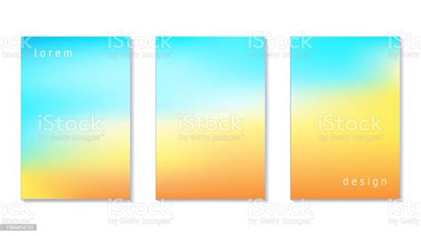 추상 흐림의 집합은 다채로운 배경을 Defocused 브로셔 전단지 잡지 명함 브랜딩 배너 헤더 책 표지 노트북 배경 벡터를 위한 추상설계 템플릿 0명에 대한 스톡 벡터