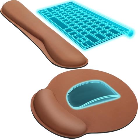 Ergonomic Mouse Pad With Wrist Rest And Keyboard Wrist Rest Memory Foam Wrist Rest