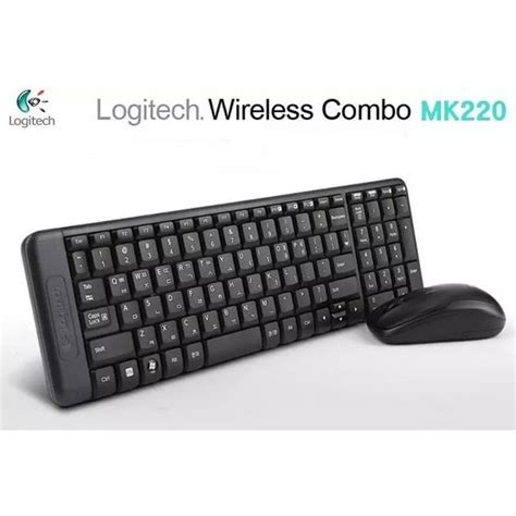 Jual Logitech Combo Wireless Keyboard Mouse MK220 100 Original