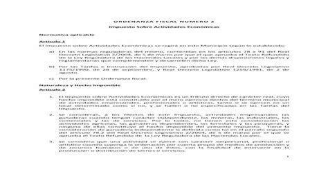 Impuesto Sobre Actividades Económicas 2014€¦ · Impuesto Sobre