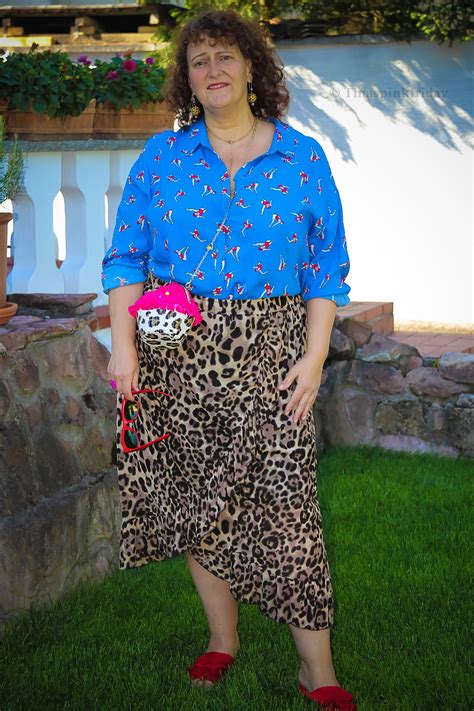 Die Bluse Und Der Leo Rock Ootd Tinaspinkfriday Modeblog Outfit