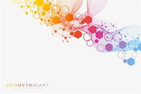 육각 추상적 배경입니다 빅 데이터 시각화 글로벌 네트워크 연결 의료 기술 과학 배경 벡터 그림입니다 건강관리와 의술에 대한 스톡 벡터 아트 및 기타 이미지 Istock