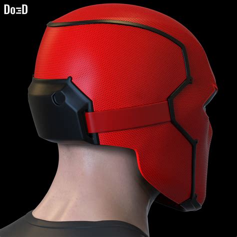 Red Hood Gotham Knights Helmet D Printable Print File STL Do D Do D