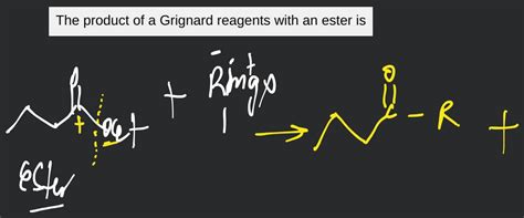 The Product Of A Grignard Reagents With An Ester Is Filo