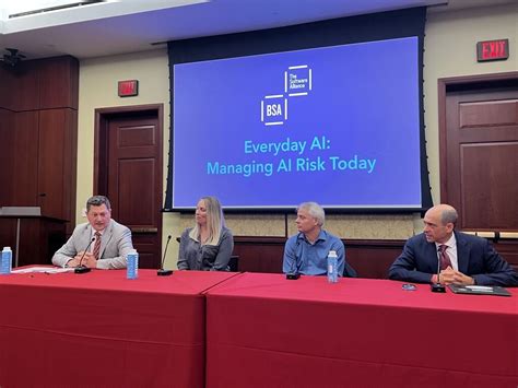 Bsa The Software Alliance On Linkedin Bsa Members Brief Congressional Staff On Ai Risk Management