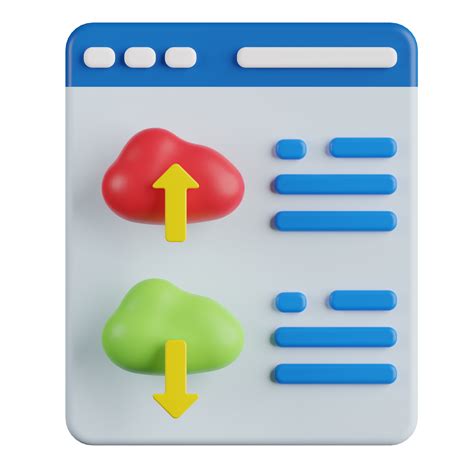 Cloud Server 3d Illustration 10794505 Png