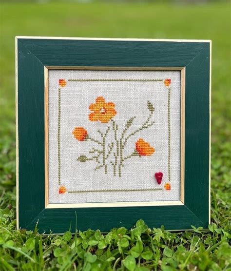 Cute Embroidery By Kate Summer Flowers Cross Stitch Pattern 123stitch
