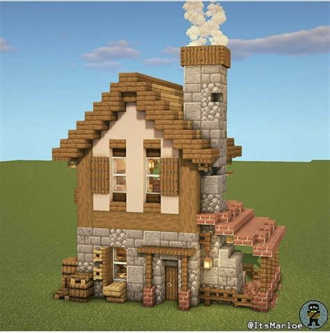 Minecraft Decoração Bonita Me Siga Minecraft Cottage Cute Minecraft