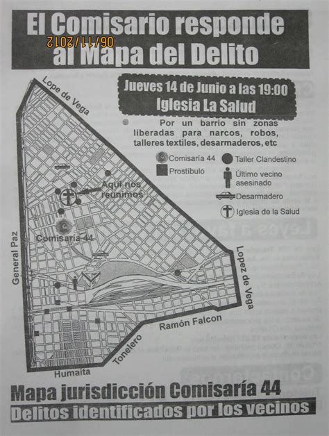 VERSAILLES DE PIE El Comisario Responde Al Mapa Del Crimen Organizado