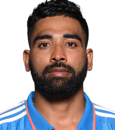 Mohammed Siraj Profile Stats Awards And Videos Bcci