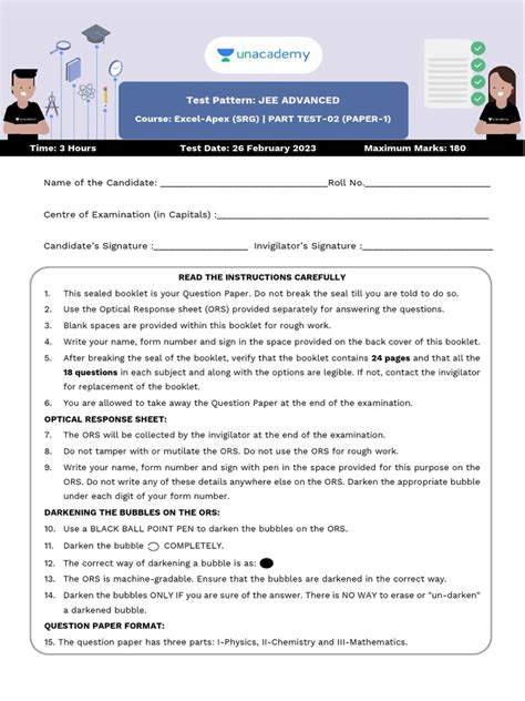 Excel Apex Srg Part Test 2 Ja Paper 1 Pdf Mirror Atomic
