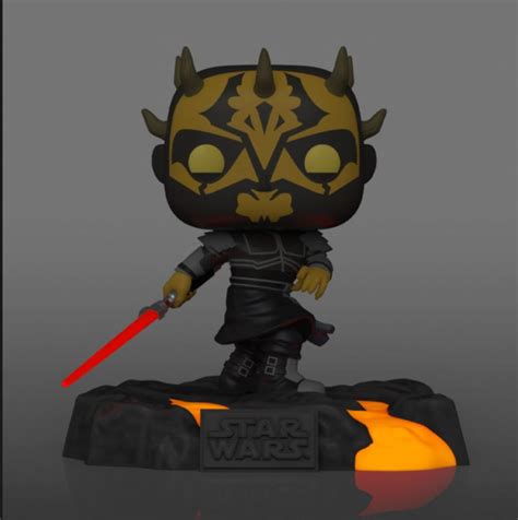 Funko Pop Star Wars Red Saber Series Volume 1 Savage Opress Glow In