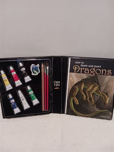 WIE MAN DRACHEN ZEICHNET UND MALT KIT VON J NEONDRAGON Peffer NEU