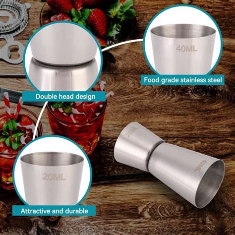 Doseur Cocktail Mesure De Bar Tasse À Mesurer Doseur Cocktail 2cl 4cl