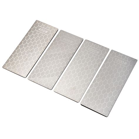Diamond Sharpener Sharpening Stone Grindstone Whetstone 4Pcs Kitchen