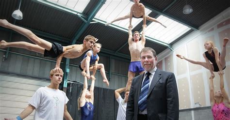 Nelsons View Spellbound By Gymnastics
