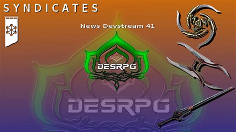 Warframe ITA DevStream 41 Mini Review Di DesRPG YouTube
