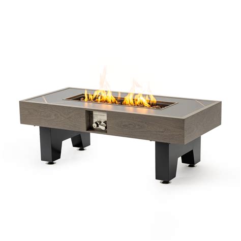 42 Inch Outdoor Propane Fire Pit Table With Adjustable Flame Control