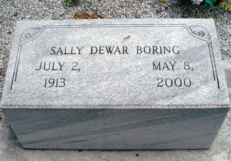 Sally Clanton Dewar Boring 1913 2000 Memorial Find A Grave