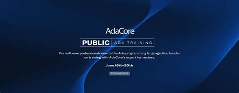 Commercial Software Solutions For Ada C And C AdaCore
